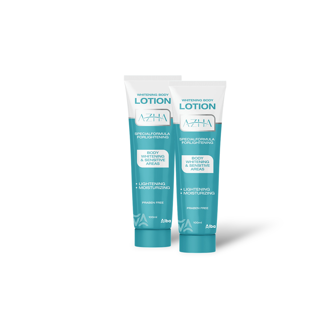 Whitening Body Lotion 1+1 by Azha Med | Source Beauty Egypt