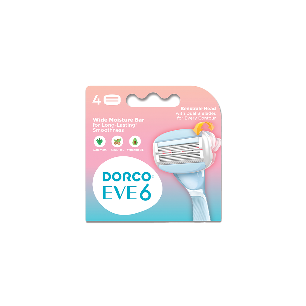 EVE 6 Cartridges (4 Pack) by Dorco | Source Beauty Egypt